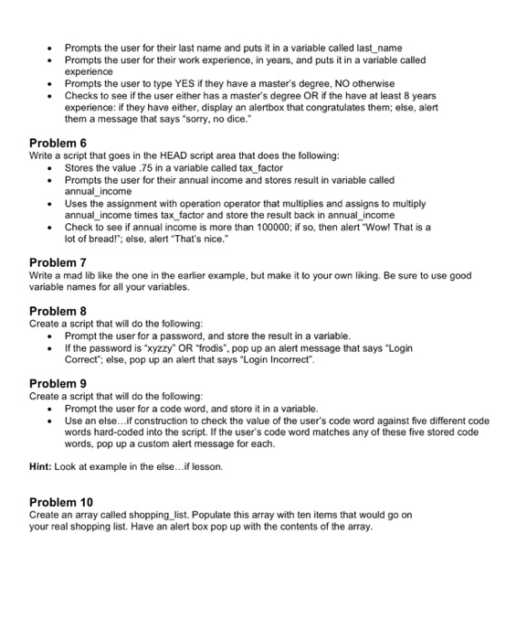 Solved Problem 1 Using Your Template Create A Script That 7047