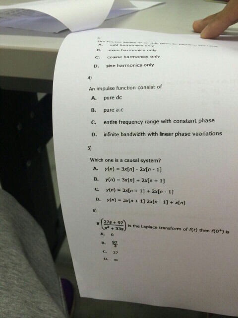 Solved Q1) Multiple choice: Circle the right answer 1) | Chegg.com