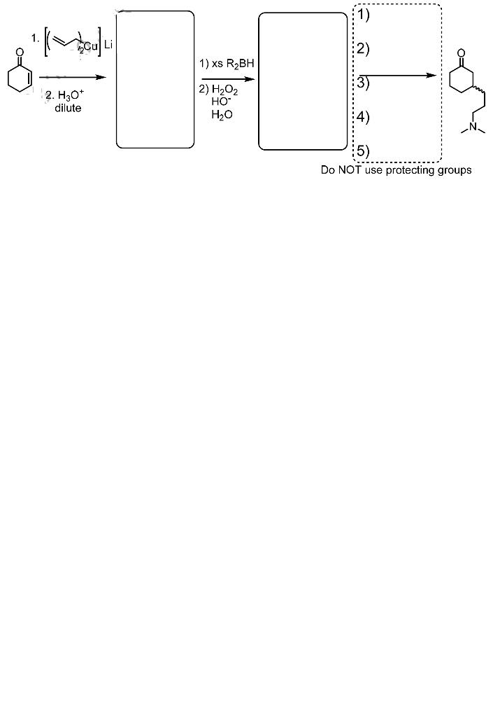 Solved sal 8 1) xs R2BH 2) H2O2 2. Hot dilute HO Ho Do NOT | Chegg.com