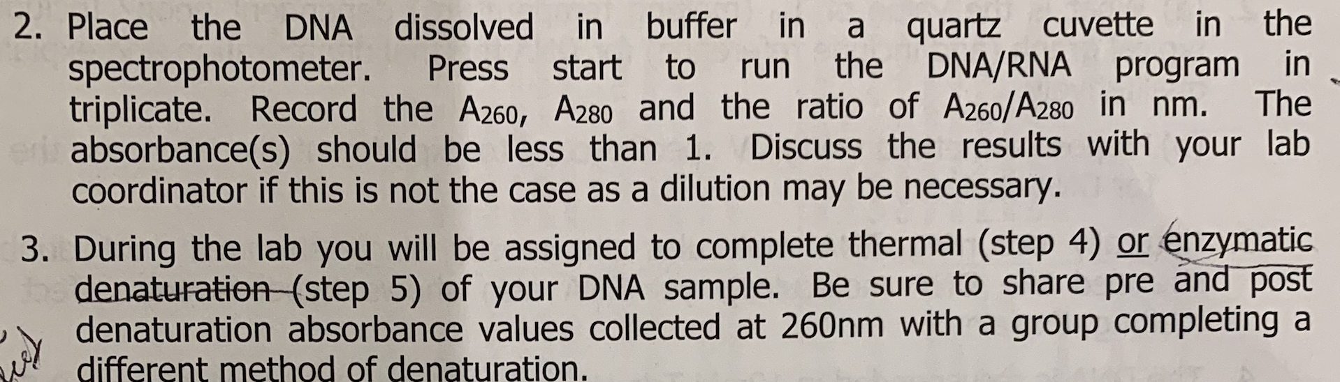 Solved 4. The DNA is resuspended in 10mM Tris-HCl pH 8.0 | Chegg.com