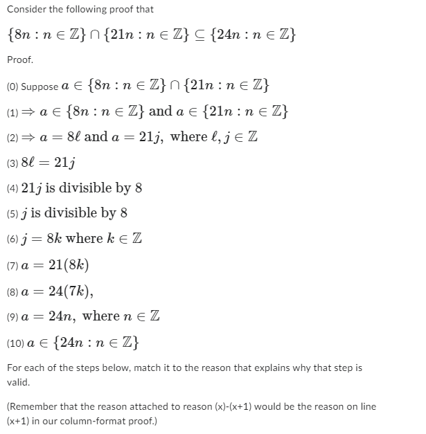 Solved Consider the following proof that | Chegg.com