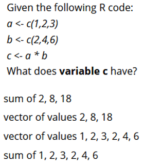 Solved Given the following R code: a