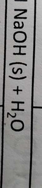 Solved NaOH (s) + H2O Part II Neutralization of HCI (aq) | Chegg.com