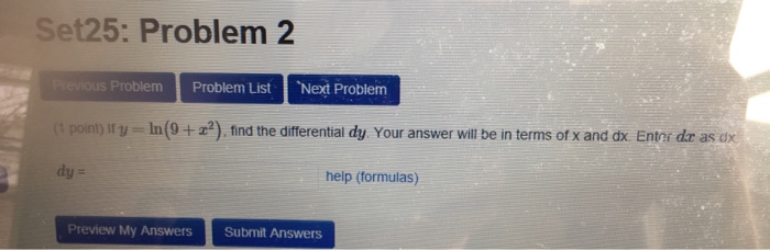 Solved Set25 Problem 2 Ous Problem Problem List Nex Problem 