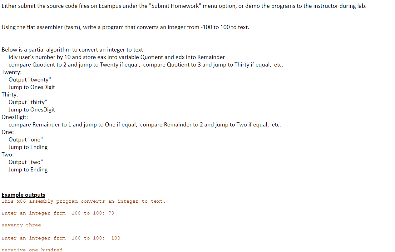 Solved Im using flat assembler, help me be able | Chegg.com