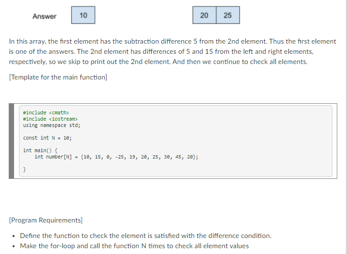 Solved Question 1 25 pts There are 10 elements with integer | Chegg.com