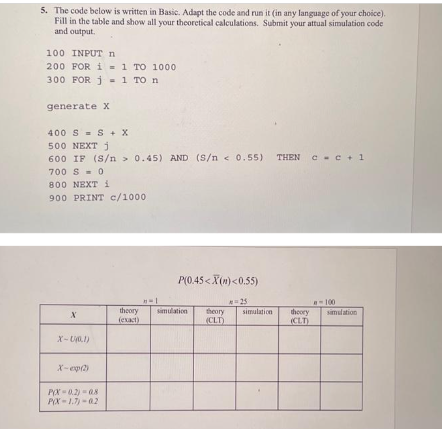 Solved PLEASE FILL OUT THE TABLE THANK YOU int main(){float | Chegg.com