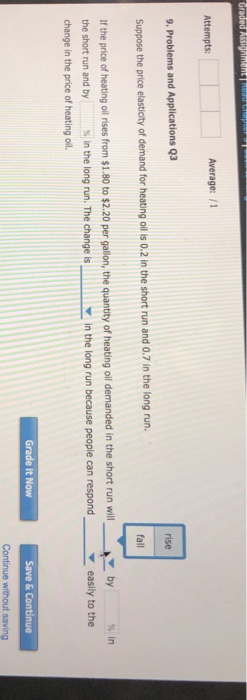 Solved Attempts: Average:/1 9. Problems and Applications Q3 | Chegg.com