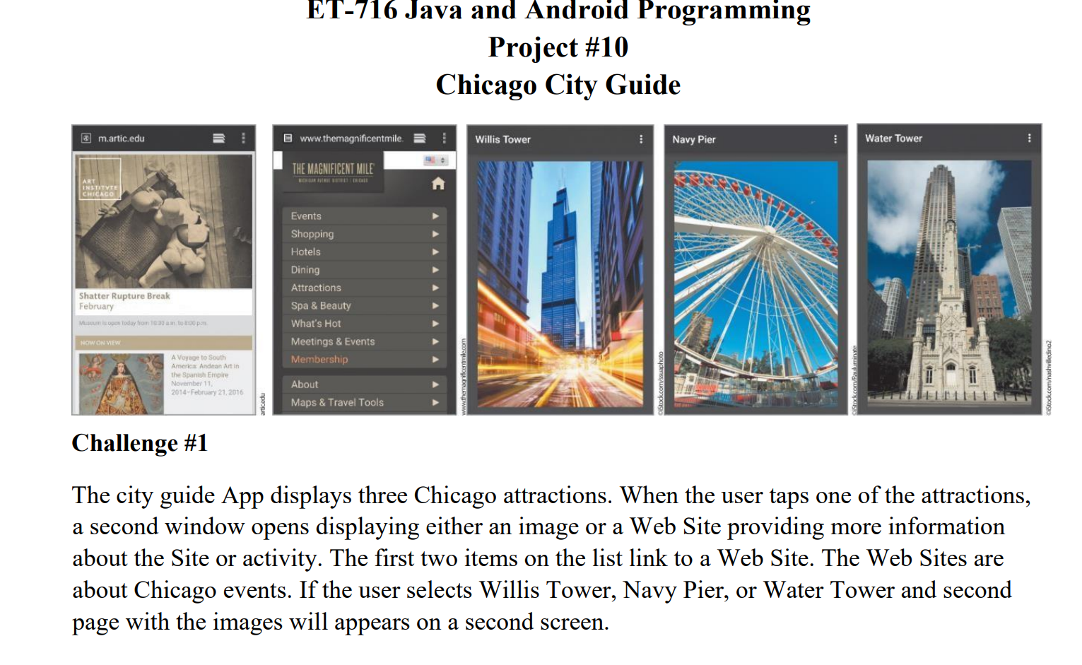 using java language please create a city guide | Chegg.com