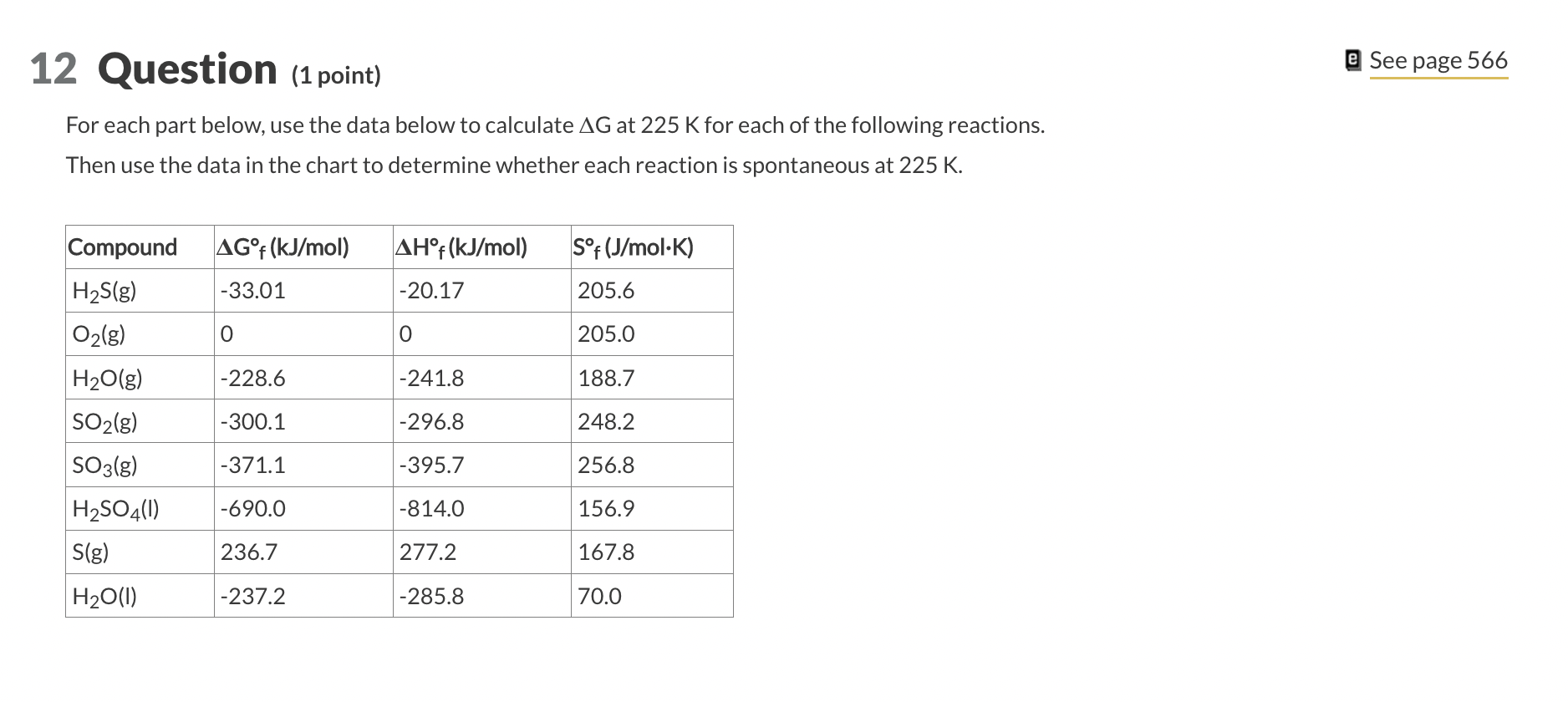 Solved For each part below, use the data below to calculate | Chegg.com