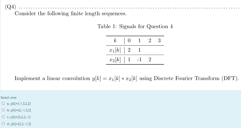 Solved (14) Consider the following finite length sequences. | Chegg.com