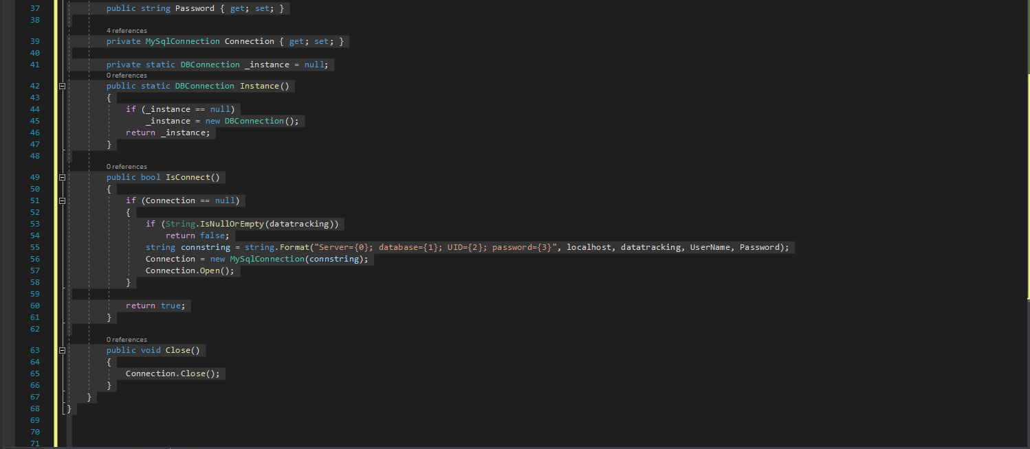 Solved This Is A C Database Connection Right Now Im Having