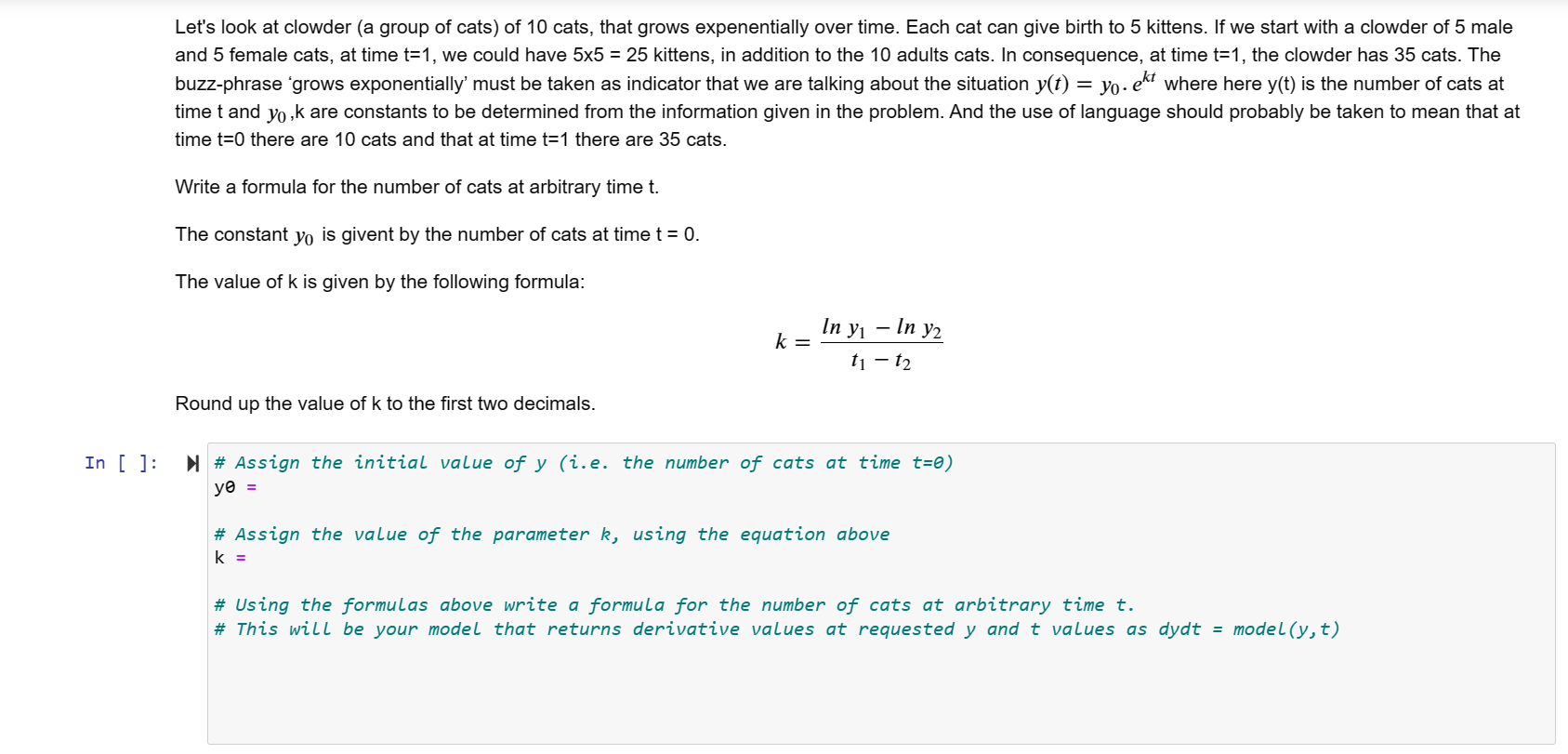 Solved Let's look at clowder (a group of cats) ﻿of 10 ﻿cats, | Chegg.com