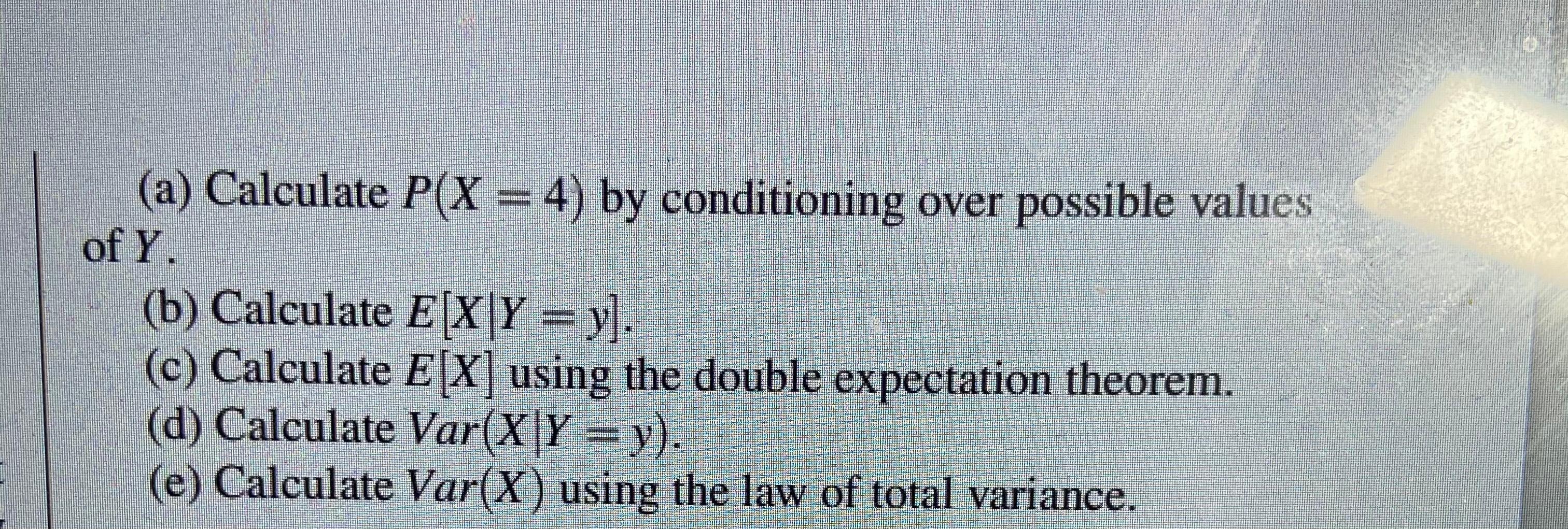 Solved 4 10 Pts Suppose Y Is A Uniform Random Variable 8475