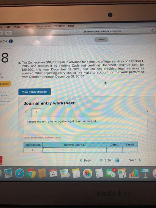 Solved e Edit View History Bookmarks Window Help tion.com | Chegg.com