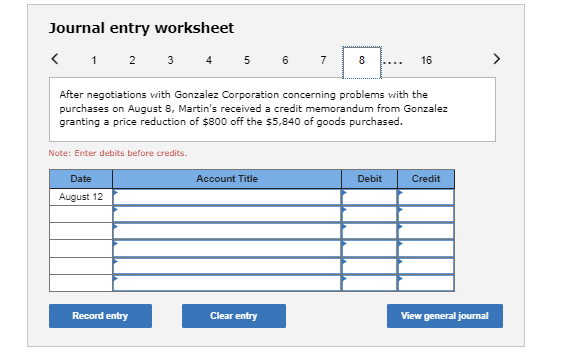 Solved Journal entry worksheet 13….16 At Ryan's request, | Chegg.com