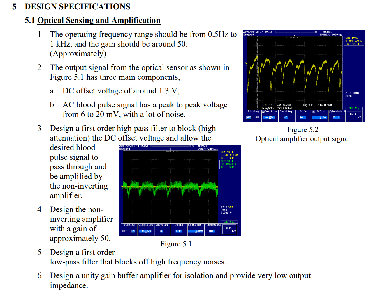 Solved I need to design for optical sensing and | Chegg.com