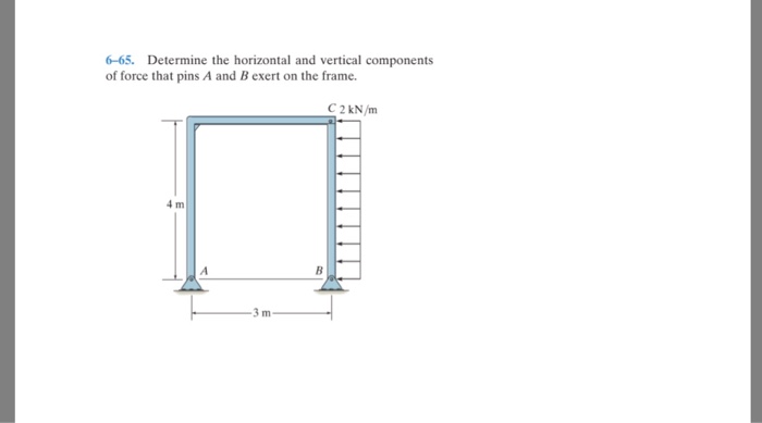 Solved 6-65. Determine the horizontal and vertical | Chegg.com Solved 6-65. Determine the horizontal and vertical | Chegg.com