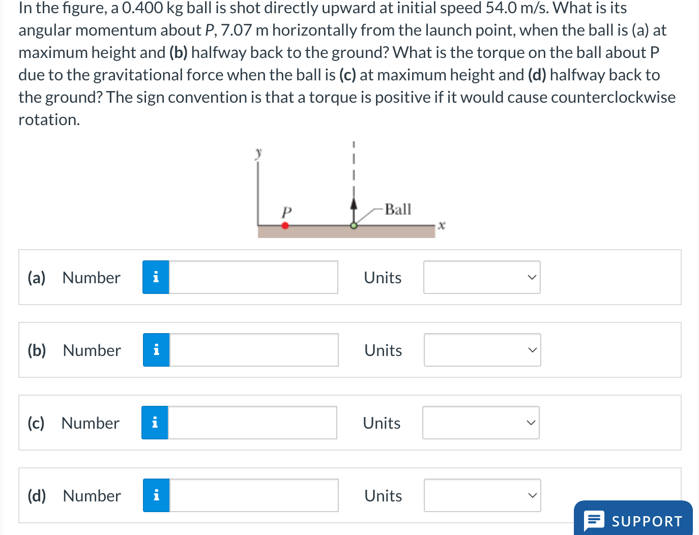Solved In the figure, a 0.400 kg ball is shot directly | Chegg.com