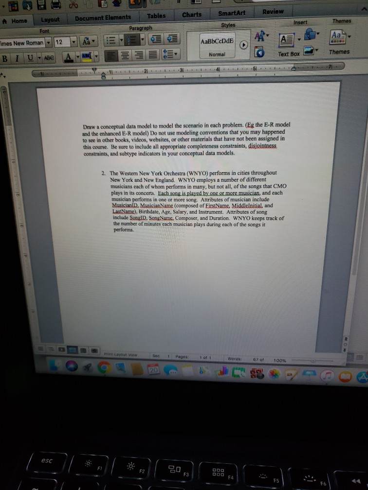 Solved Home Layout Document Elements Tables Charts SmartArt | Chegg.com