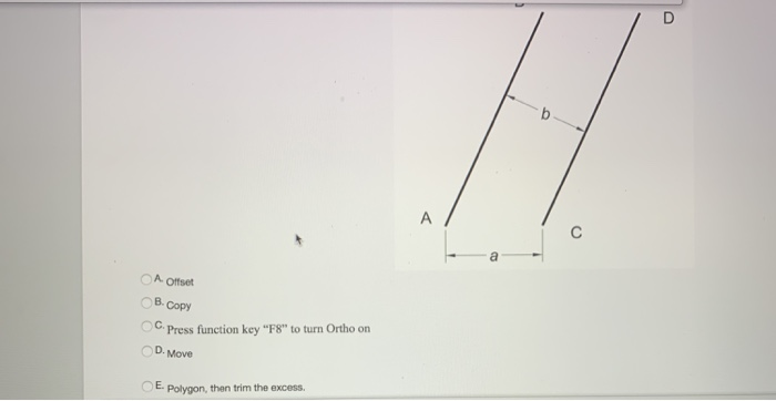 Solved Suppose that you are using AutoCAD to finish the | Chegg.com