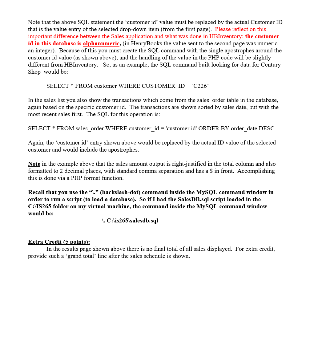 Solved IS265 - Scripting Technologies 2022 Final Project #2: | Chegg.com