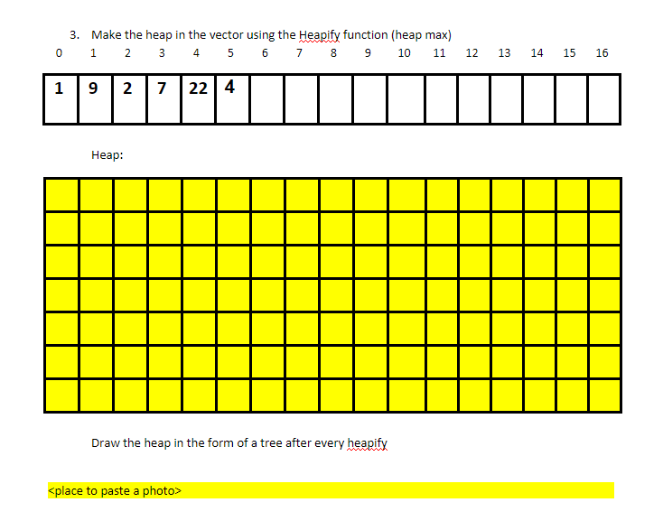 Solved Heap: Draw the heap in the form of a tree after every | Chegg.com