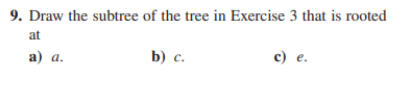 3. Answer these questions about the rooted tree | Chegg.com