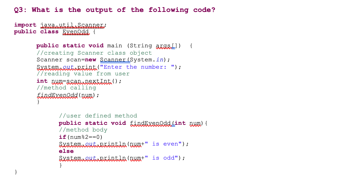 Solved 23: What is the output of the following code? import | Chegg.com