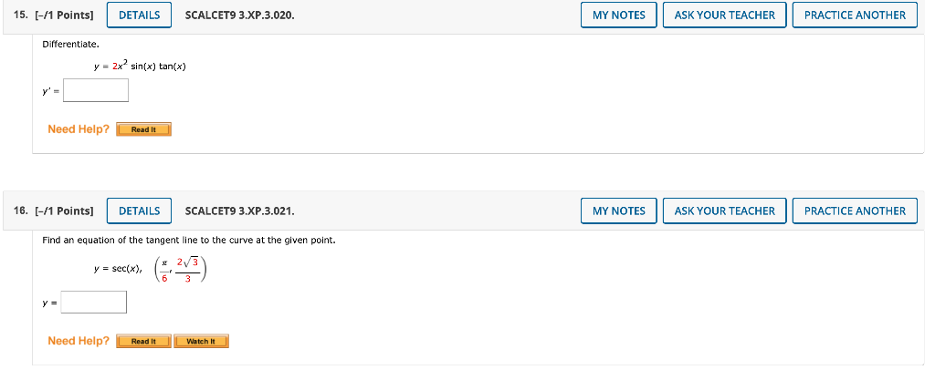 Solved 8. [0.5/1 Points] DETAILS PREVIOUS ANSWERS SCALCET9 | Chegg.com