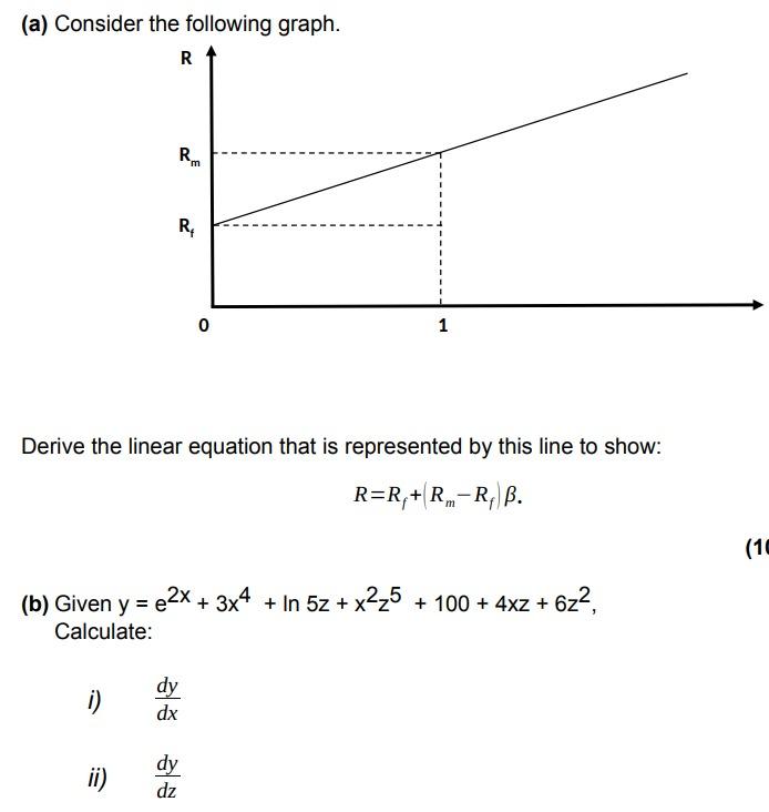 Solved (a) Consider the following graph. R i) R₁ ii) Rm | Chegg.com