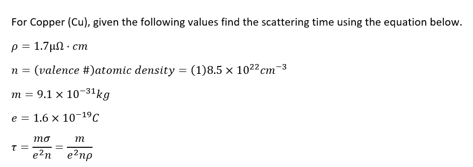 Solved This example was given in my solid state physics | Chegg.com
