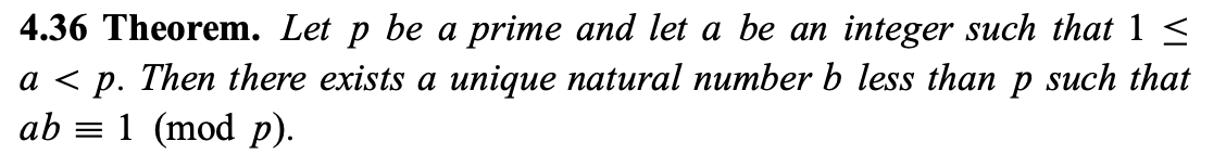 Solved 4.36 Theorem. Let p be a prime and let a be an | Chegg.com