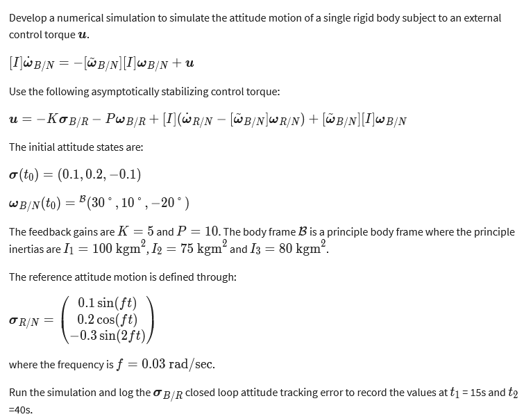 Solved Develop a numerical simulation to simulate the | Chegg.com