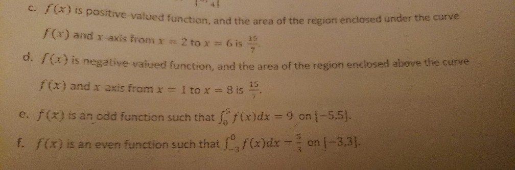 Solved Find average value following functions given these | Chegg.com