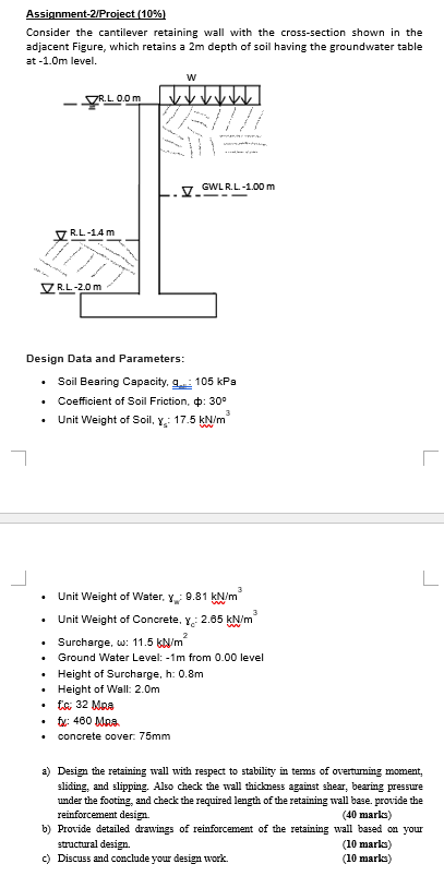 Solved Assignment-2/Project (10%)Consider the cantilever | Chegg.com