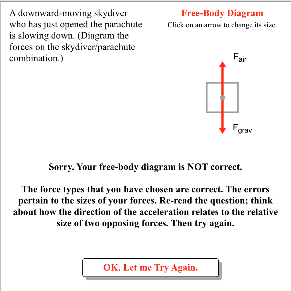 Solved Free-Body Diagram Click on an arrow to change its | Chegg.com