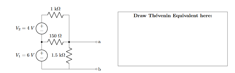 Solved Calculate the Thevenin Equivalent voltage (Vth) and | Chegg.com