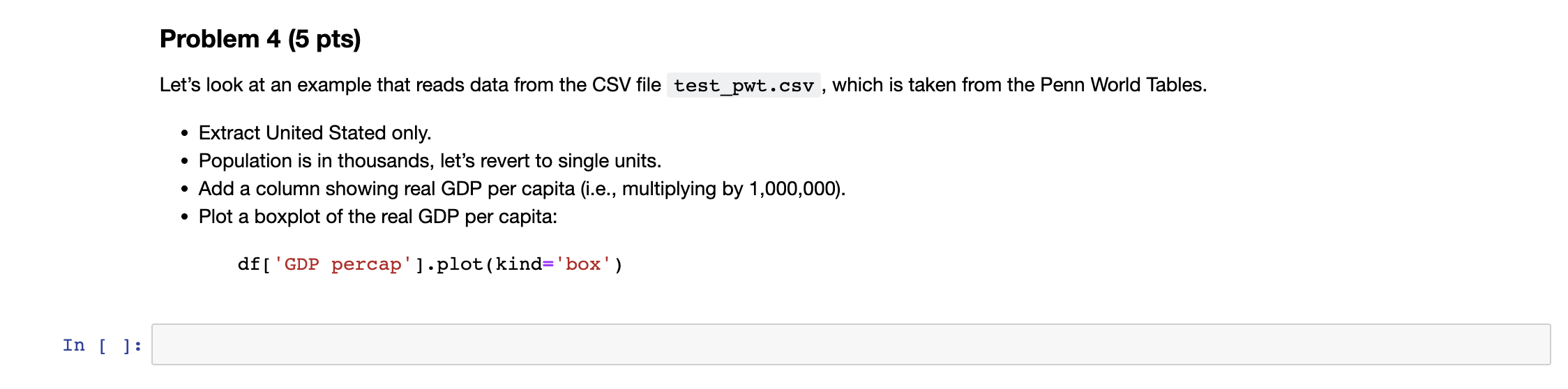 Solved Problem 4 (5 pts) Let's look at an example that reads | Chegg.com