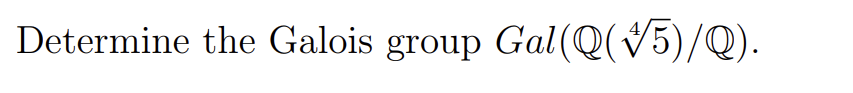 Determine the Galois group Gal(Q(45)/Q) | Chegg.com