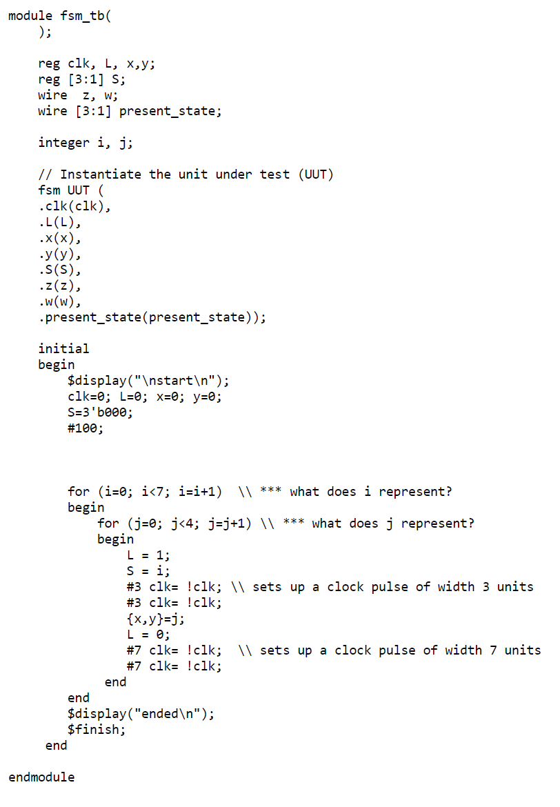 Solved I just need the answers for the comments | Chegg.com