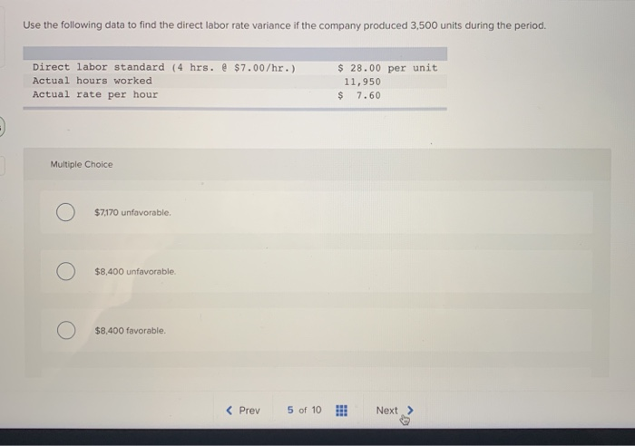 Solved Use the following data to find the direct labor rate | Chegg.com