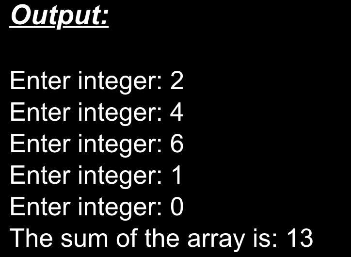 Solved I Want A Program That Sum 5 Numbers Of Array In 5938