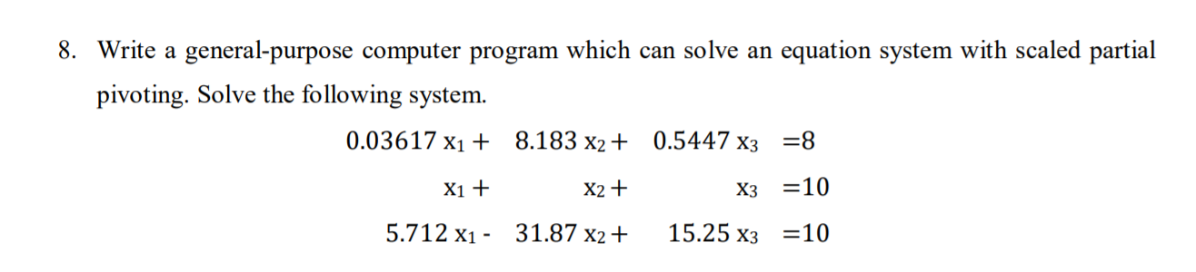 Solved 8. Write a general-purpose computer program which can | Chegg.com