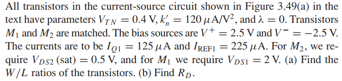 Solved All transistors in the current-source circuit shown | Chegg.com
