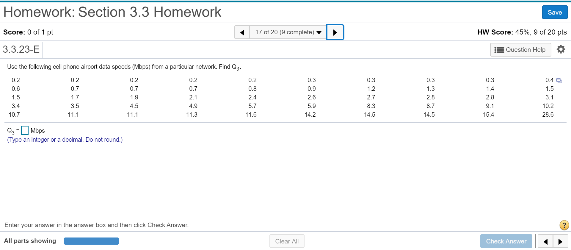 Solved Homework Section 3 3 Homework Save Score 0 Of 1 Pt