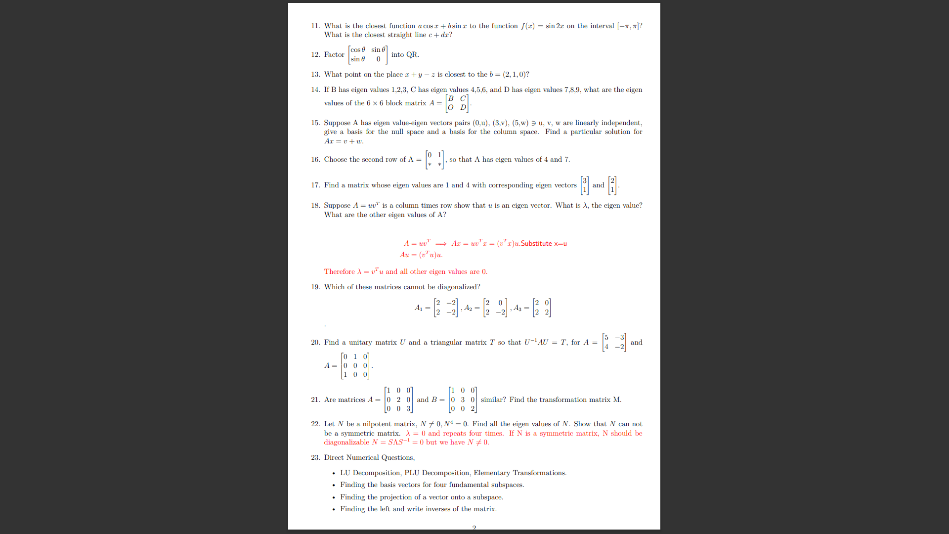 Solved What is the closest function acosx+bsinx to the | Chegg.com