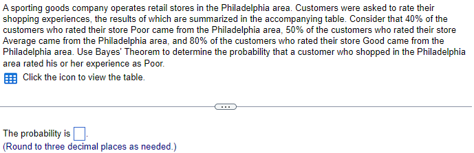 Solved \begin{tabular}{|lcc|} \hline Shopping Experience & | Chegg.com