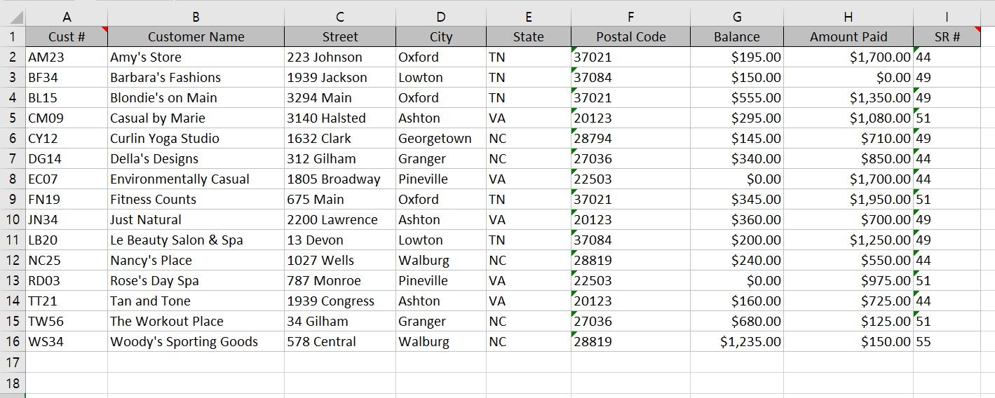Solved You are given two worksheets in excel file, in | Chegg.com