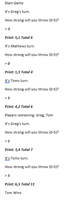 Solved needing to code a game in python utalising object | Chegg.com